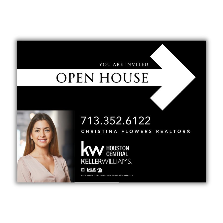 KWHC Open House Signs with Picture – Agent Marketing Desk