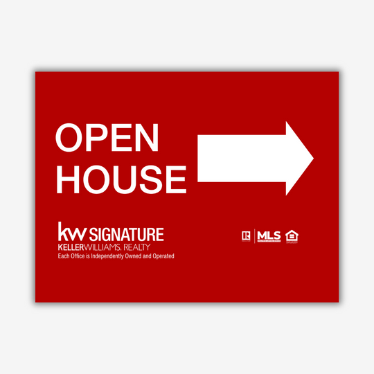 KW Signature Open House Signs – Agent Marketing Desk